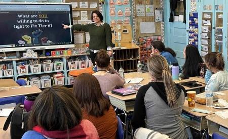 Fix Tier 6 presentation in schools now