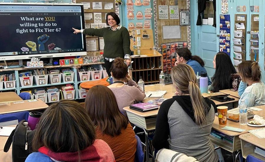 Fix Tier 6 presentation in schools now