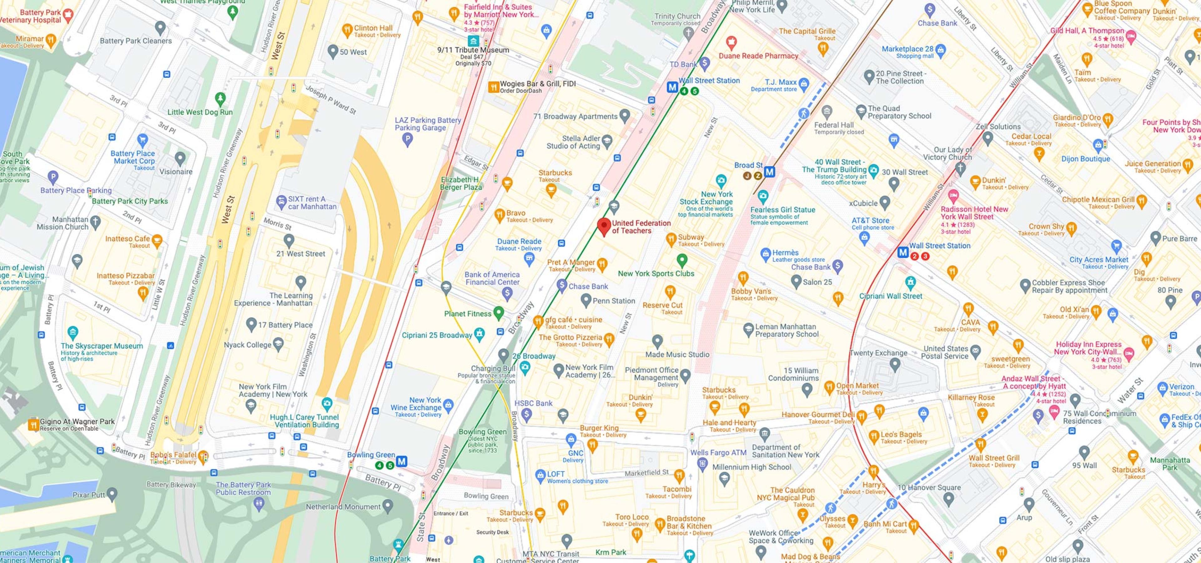 Directions to UFT Headquarters