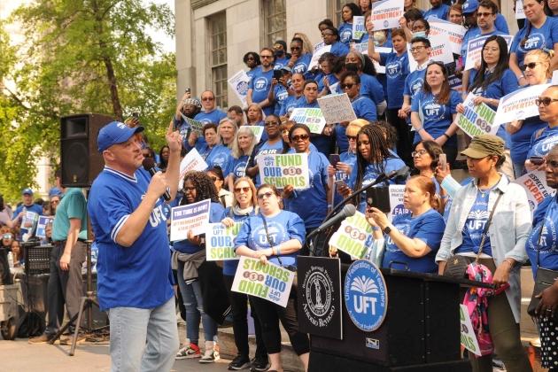 UFT Contract Rallies