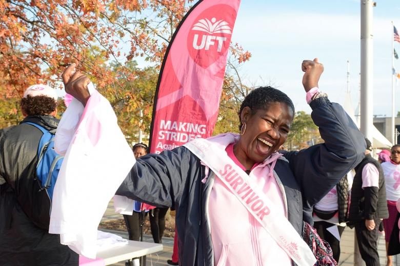 Making Strides Against Breast Cancer walk 2019