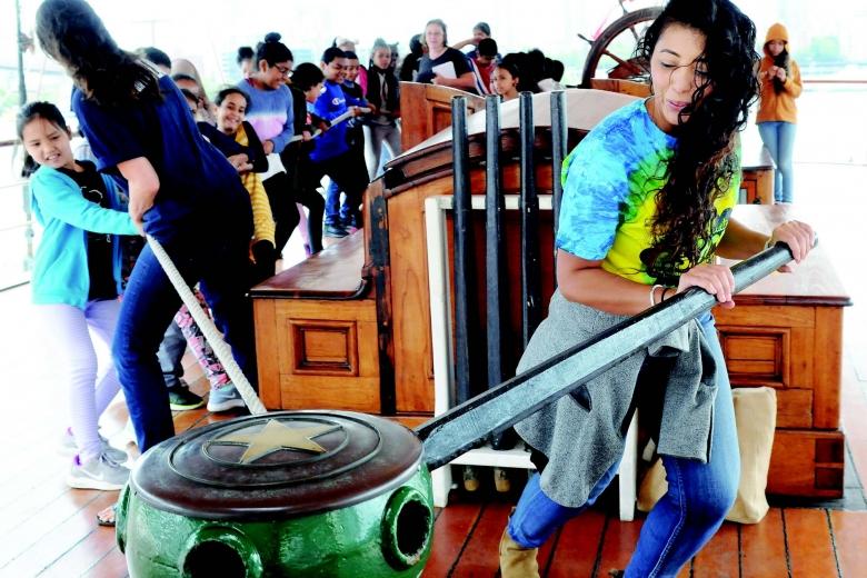 Sailing back in time