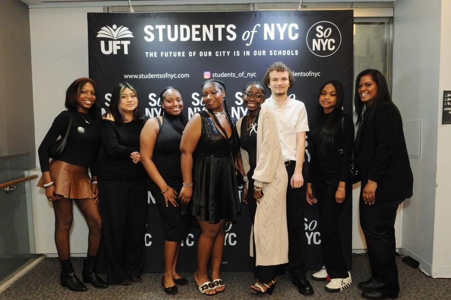 Students of NYC First-Year Celebration
