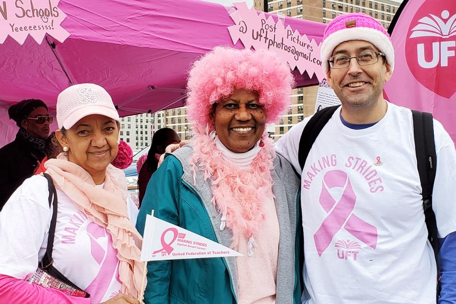 Making Strides Against Breast Cancer walk 2019