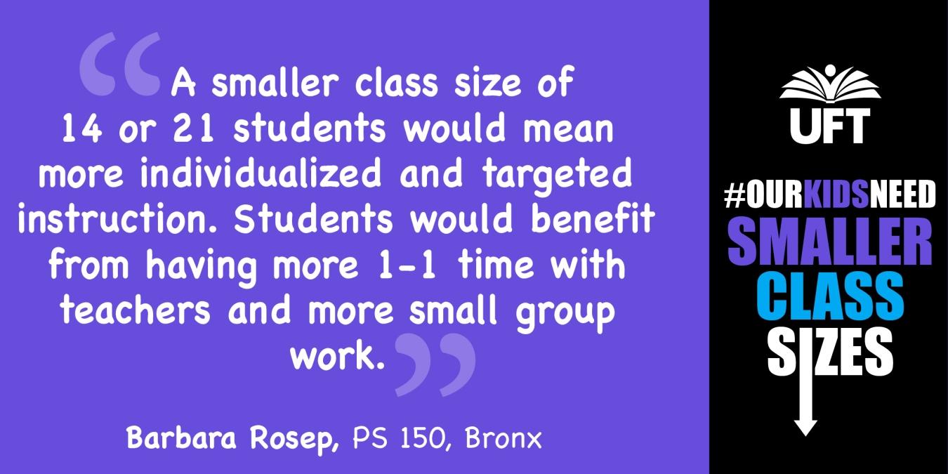 Reduce Class Sizes