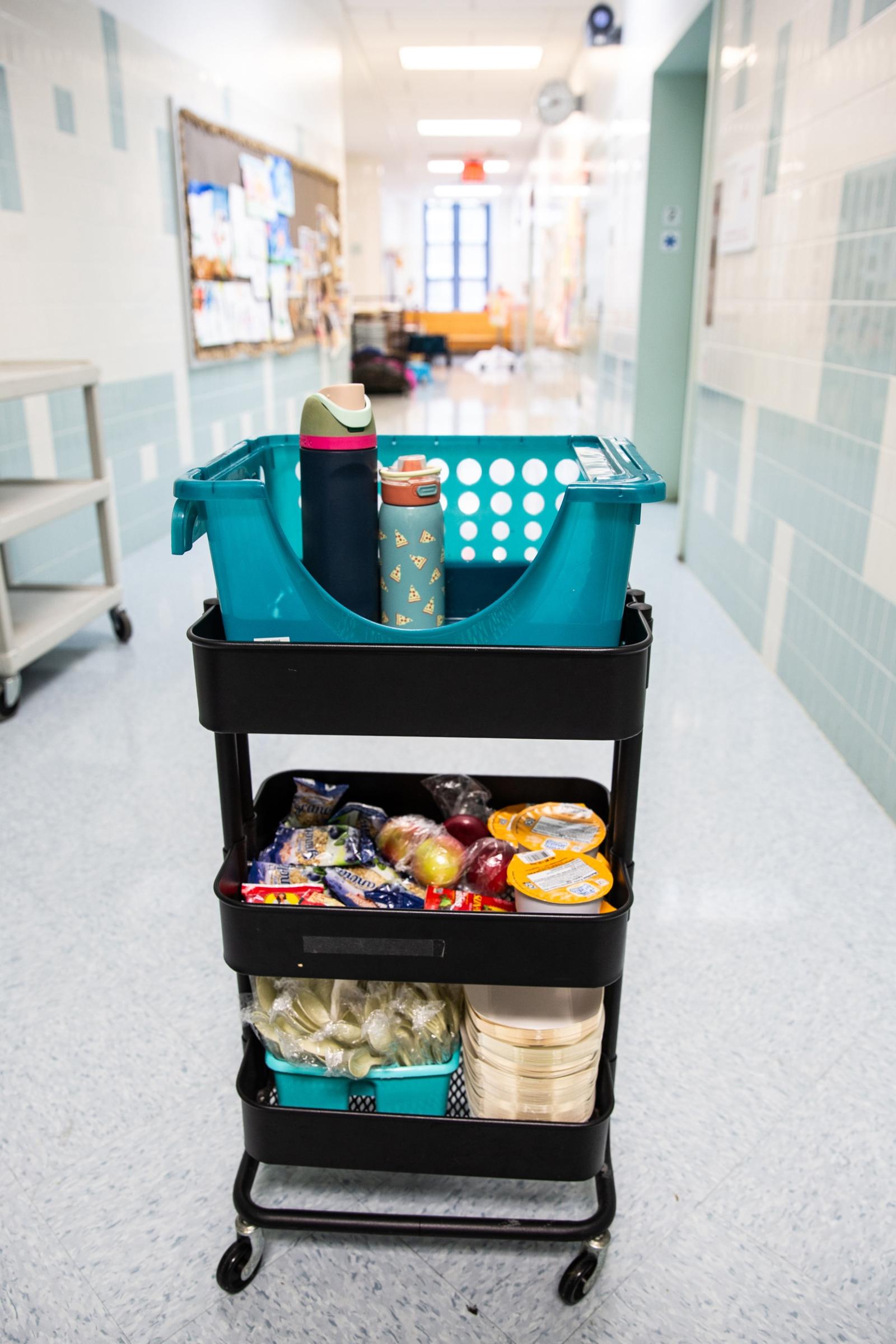 My classroom snack cart