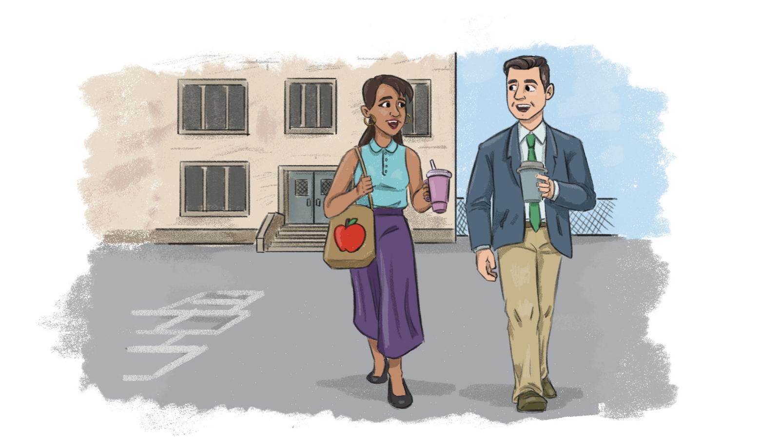 Talking while walking