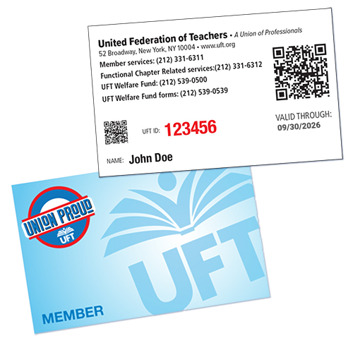 UFT membership card