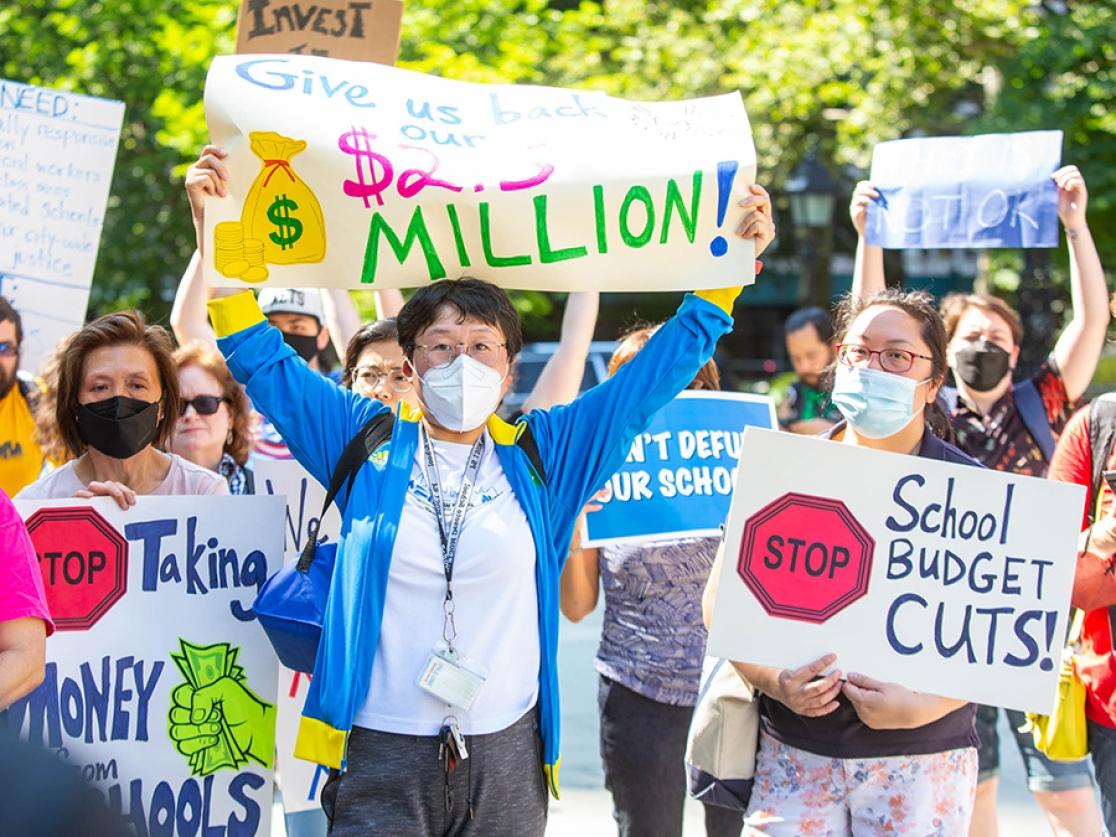 School budget fight update