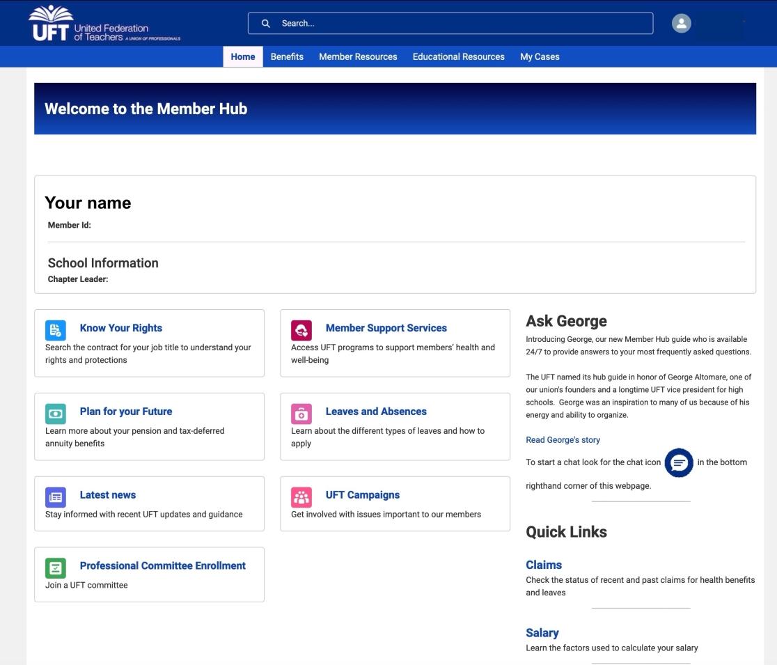 UFT Member Hub