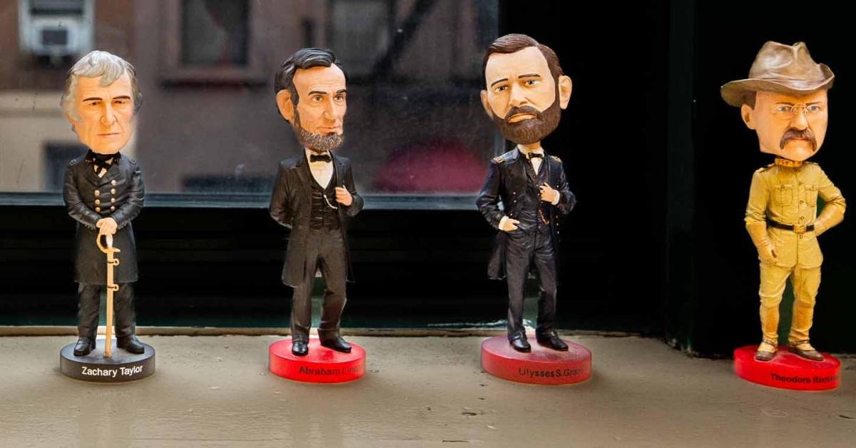 Bobbleheads of U.S. presidents
