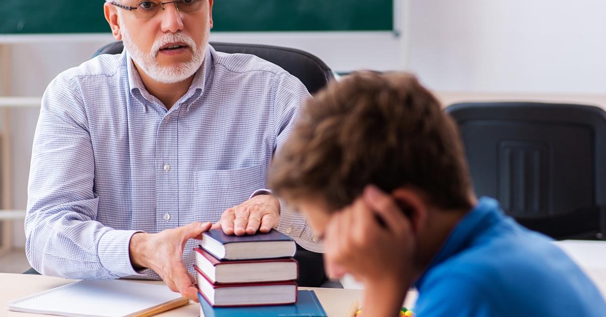 Students make poor eye contact