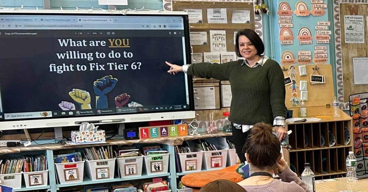 Fix Tier 6 presentation in schools now